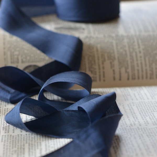 Blue Silk Ribbon - Etsy