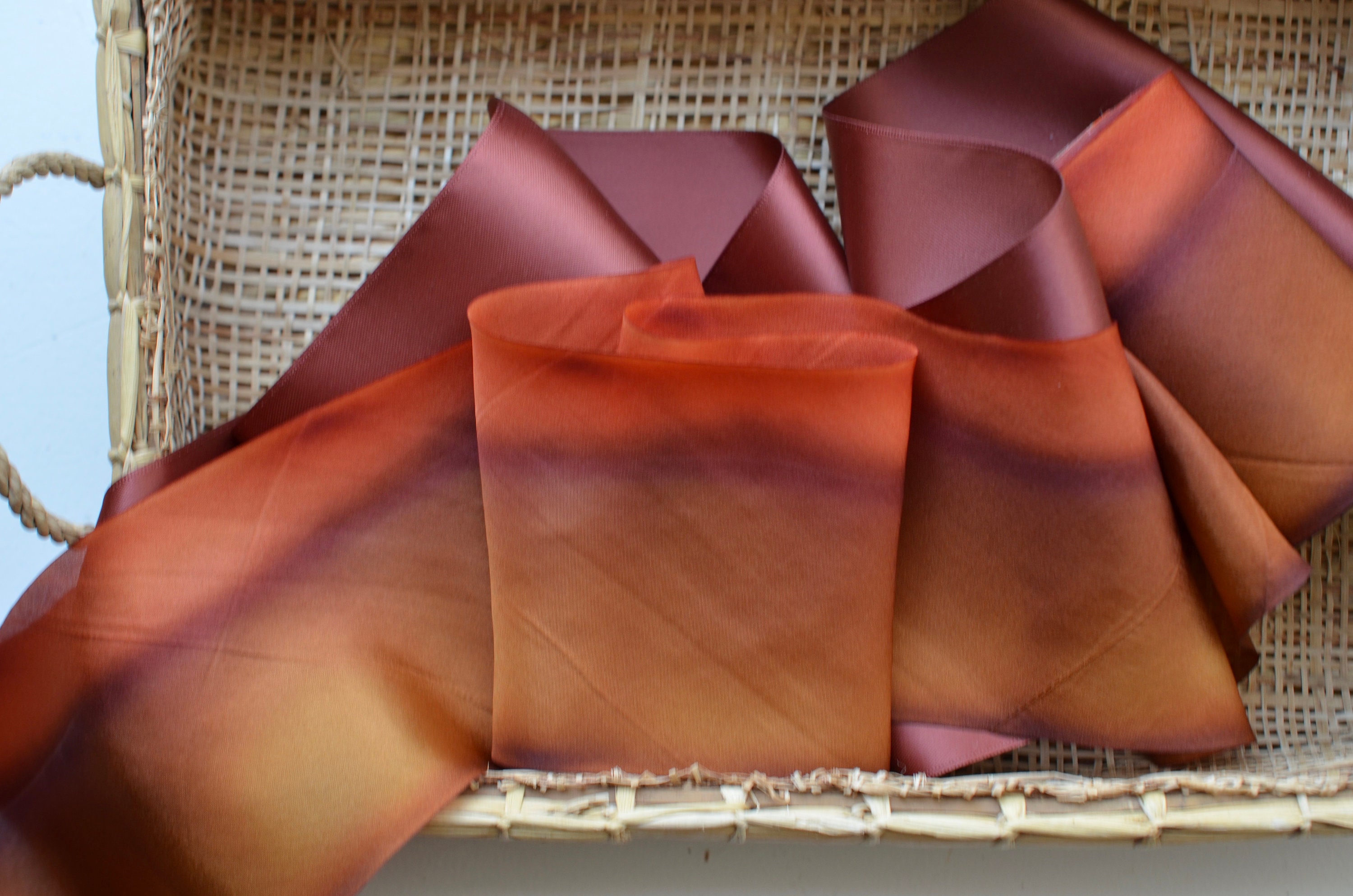 Copper Chutney 4" Satin Ribbon - Etsy
