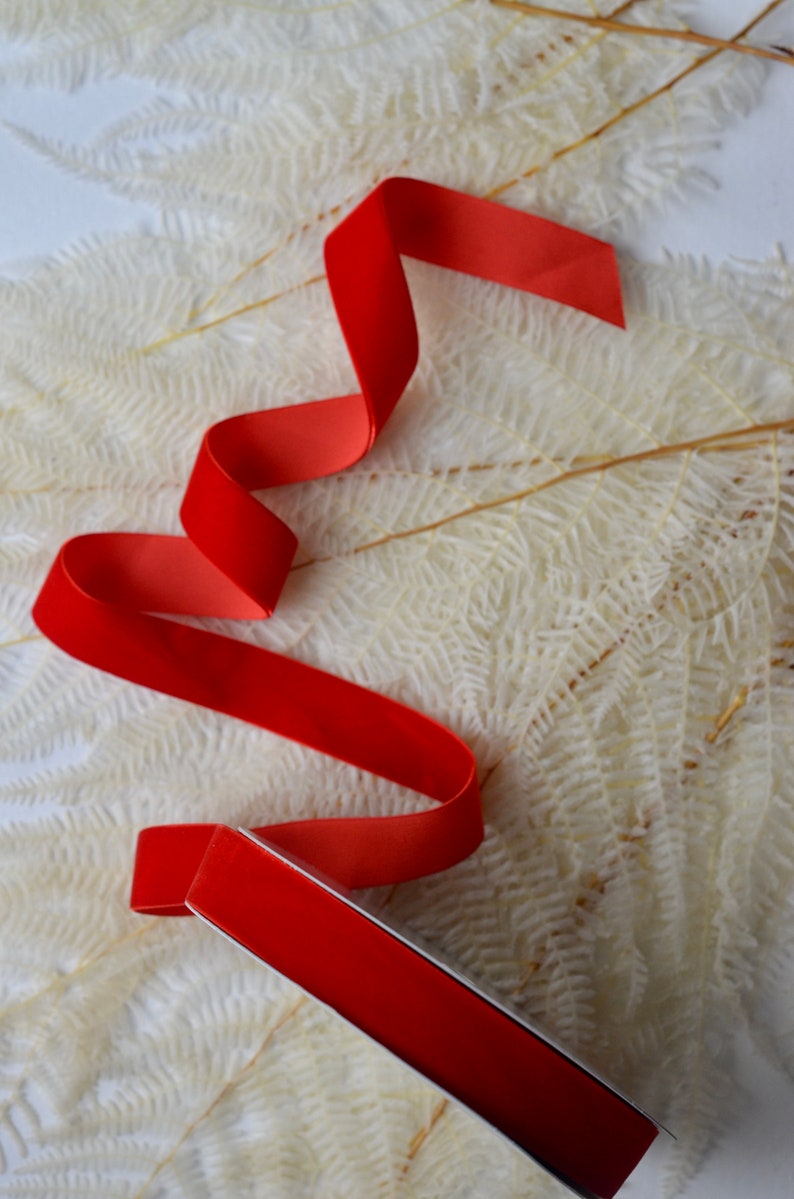 Red Japanese Velvet Ribbon - Etsy