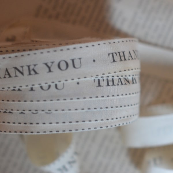 Ribbon Thank You - Etsy