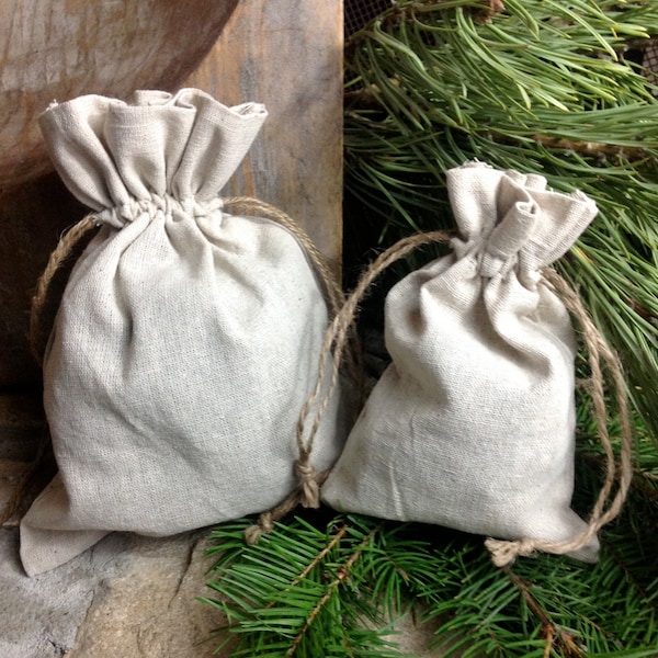 Linen Favor Bags - Etsy