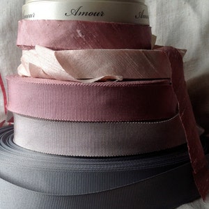 Satin Printed Ribbon Amour - Etsy