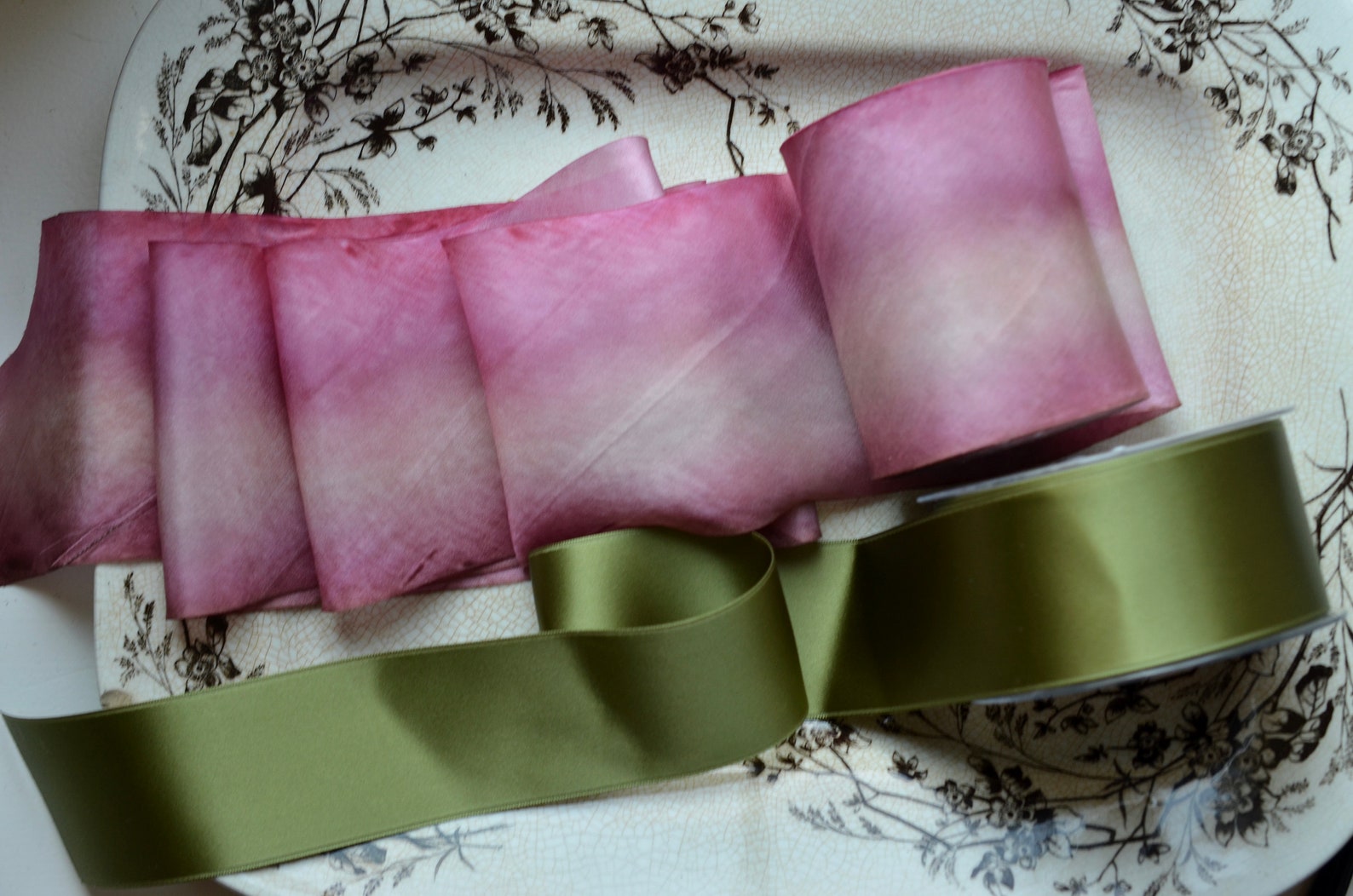 Avocado Green Swiss Satin Ribbon - Etsy