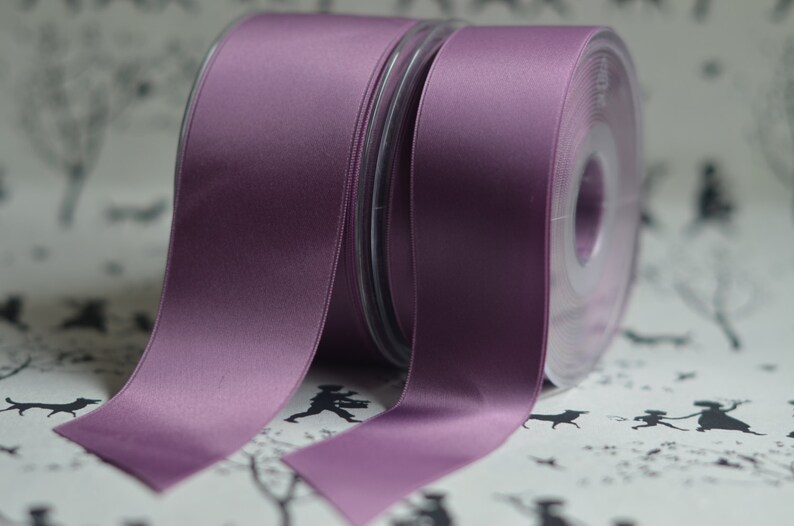 Amethyst Purple Swiss Satin Ribbon - Etsy