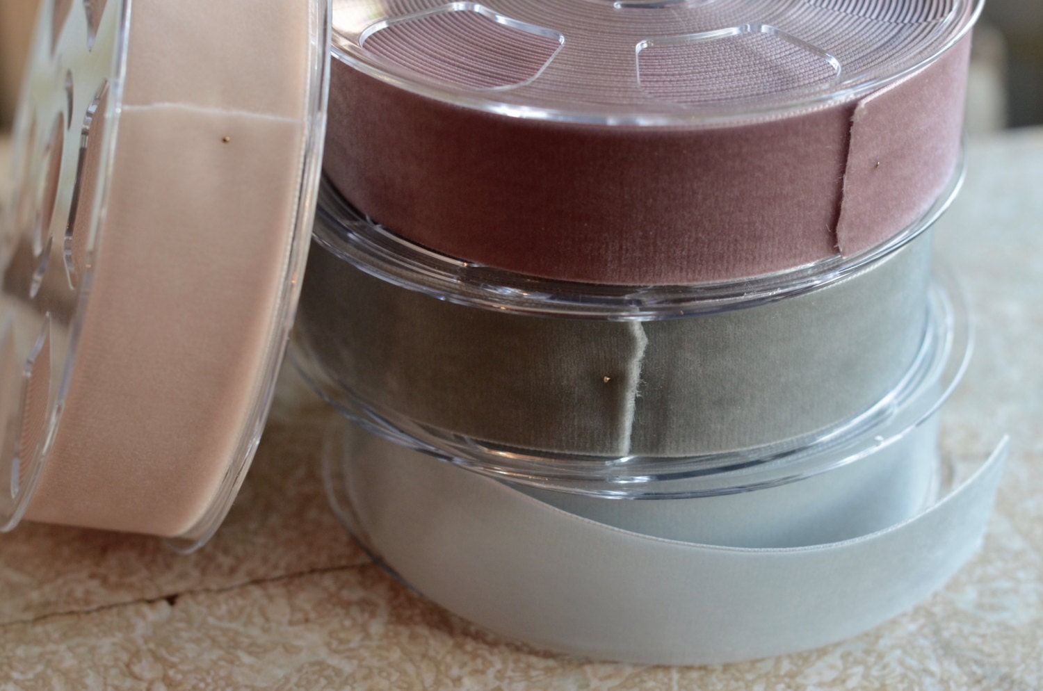 Dusty Rose Mauve 2 Wide Swiss Velvet Ribbon | Etsy