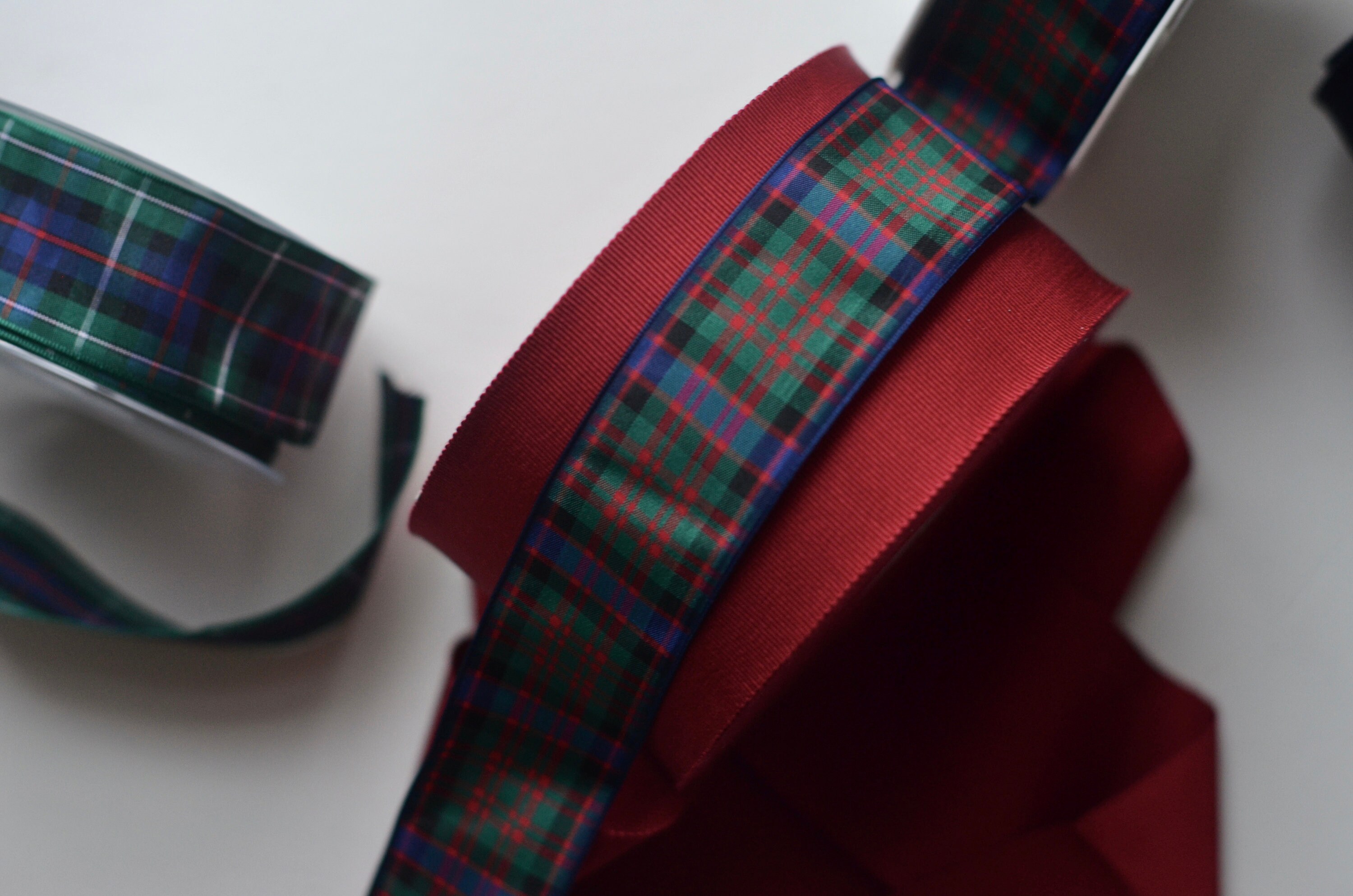 Edinburgh macdonald 1 1/2 plaid English ribbon | Etsy