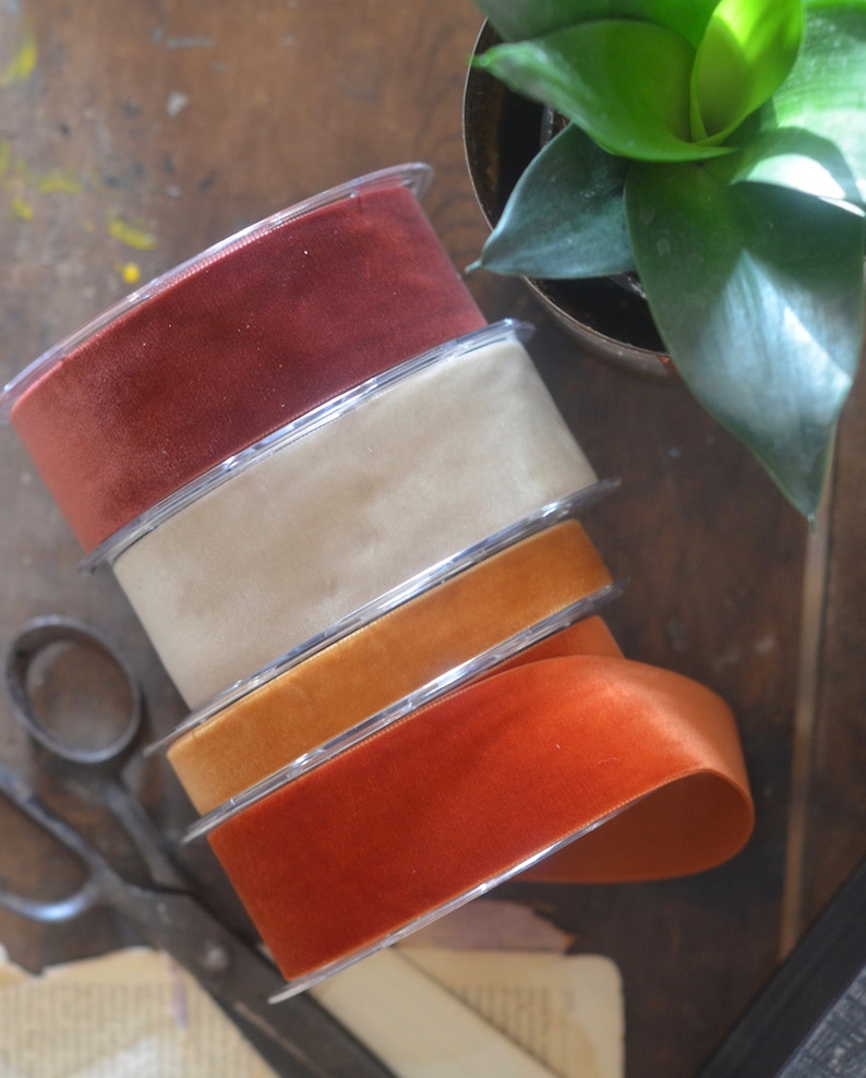 Burnt Ruby Red 2 Wide Swiss Velvet Ribbon - Etsy