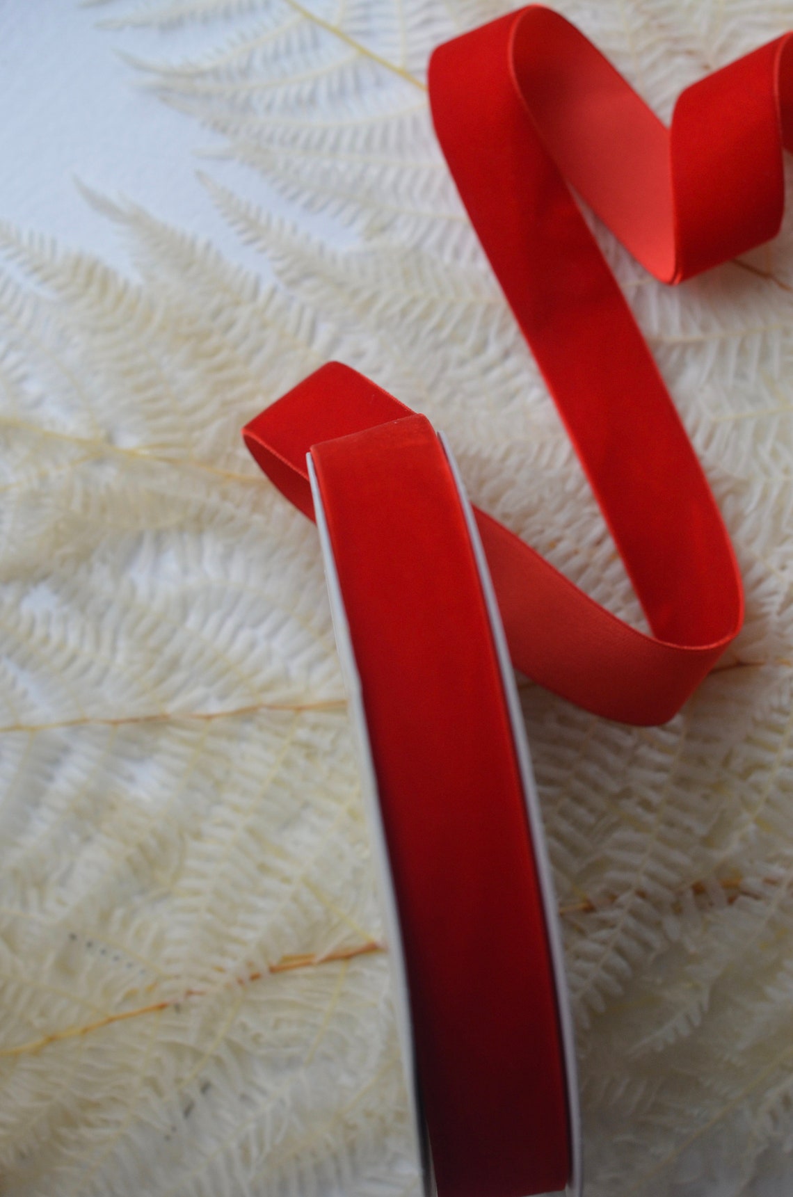Red Japanese Velvet Ribbon - Etsy