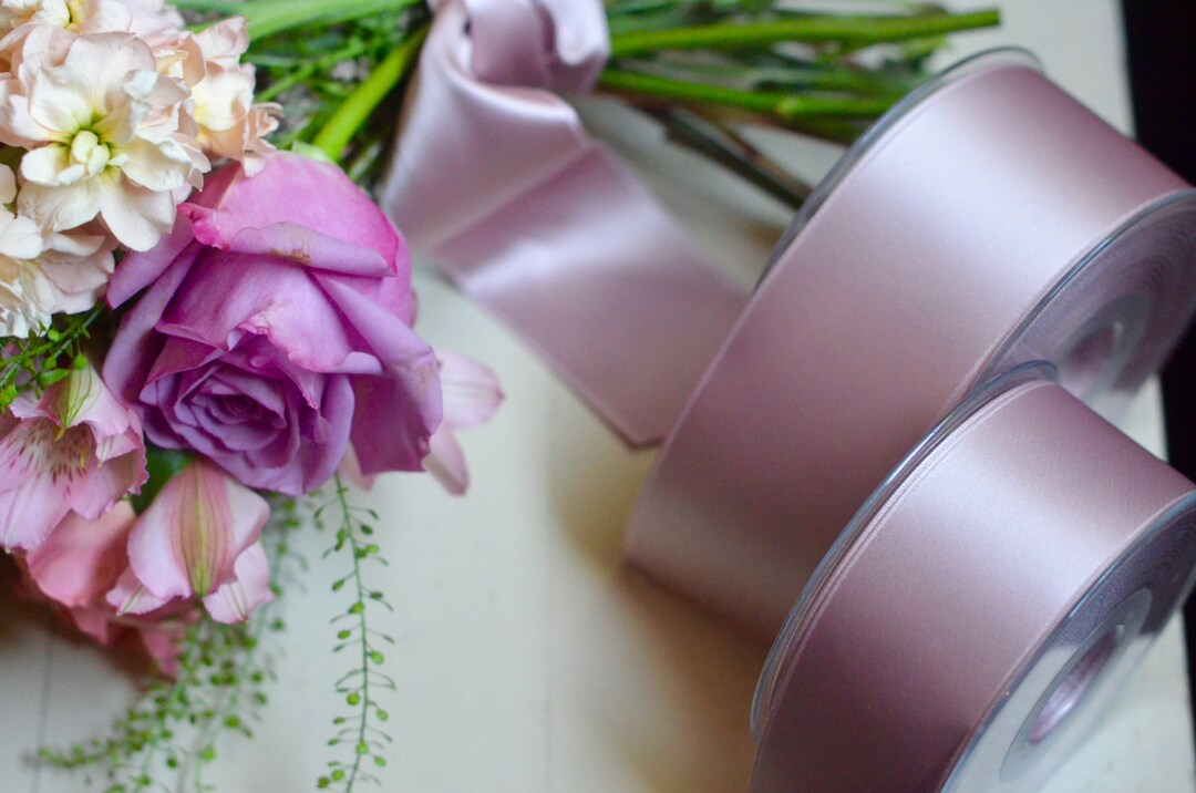 Light Lilac Mauve Swiss Satin Ribbon - Etsy