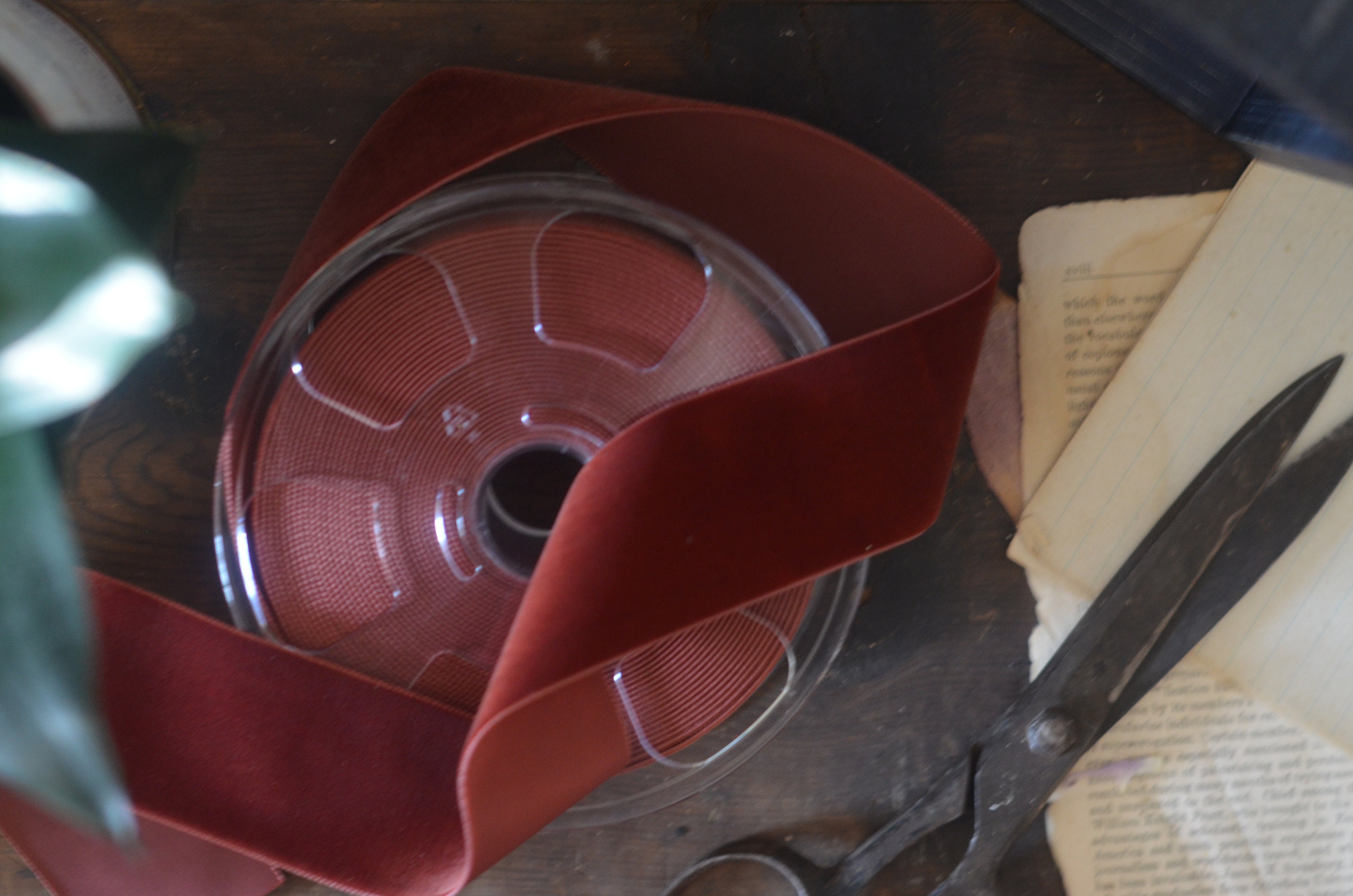 Burnt Ruby Red 2 Wide Swiss Velvet Ribbon | Etsy