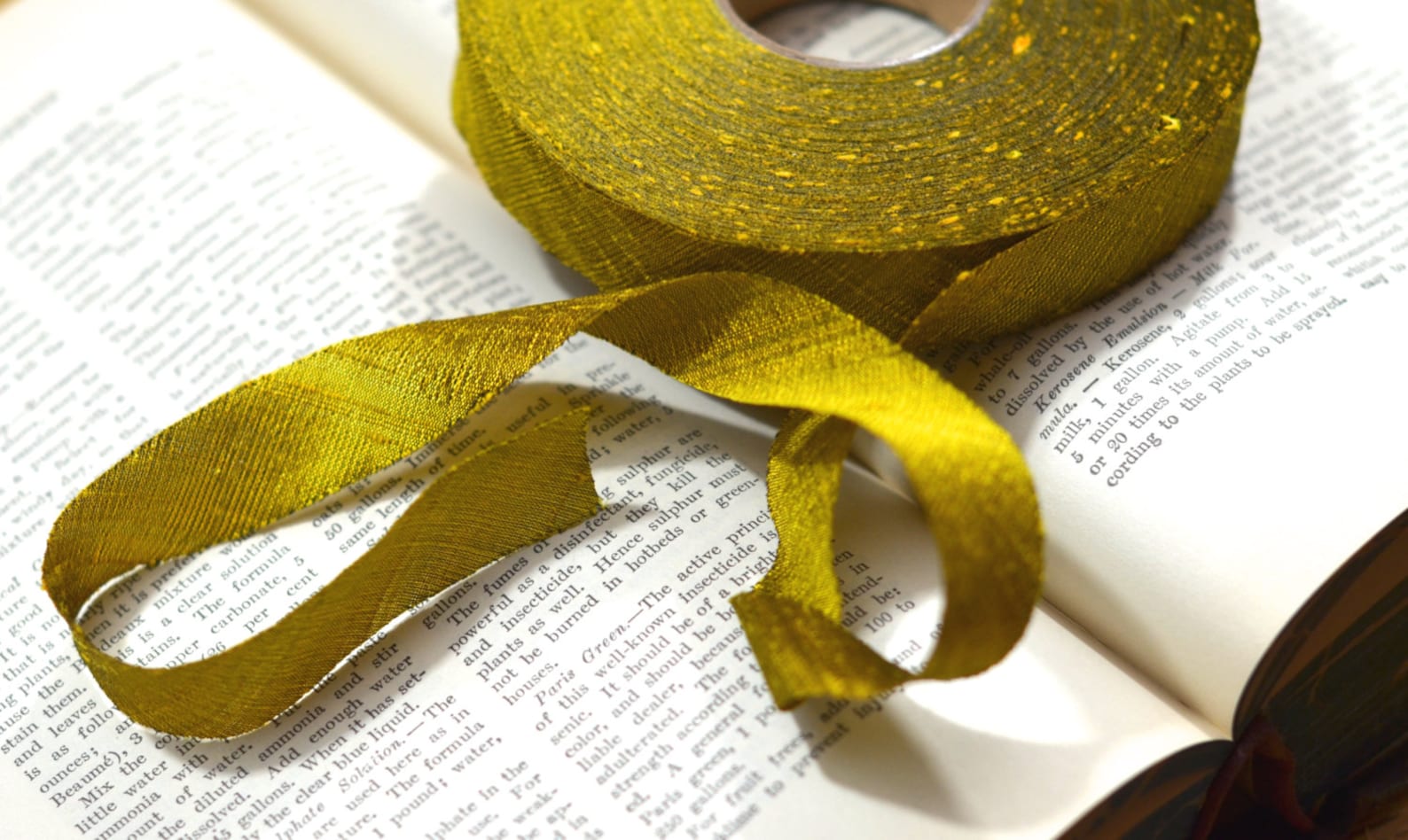 Harvest Gold Chartreuse Dupioni Silk Ribbon - Etsy