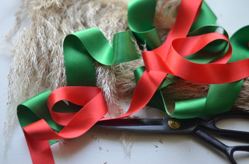 Kelly Green Silk Satin 1 1/2 Wide Ribbon | Etsy