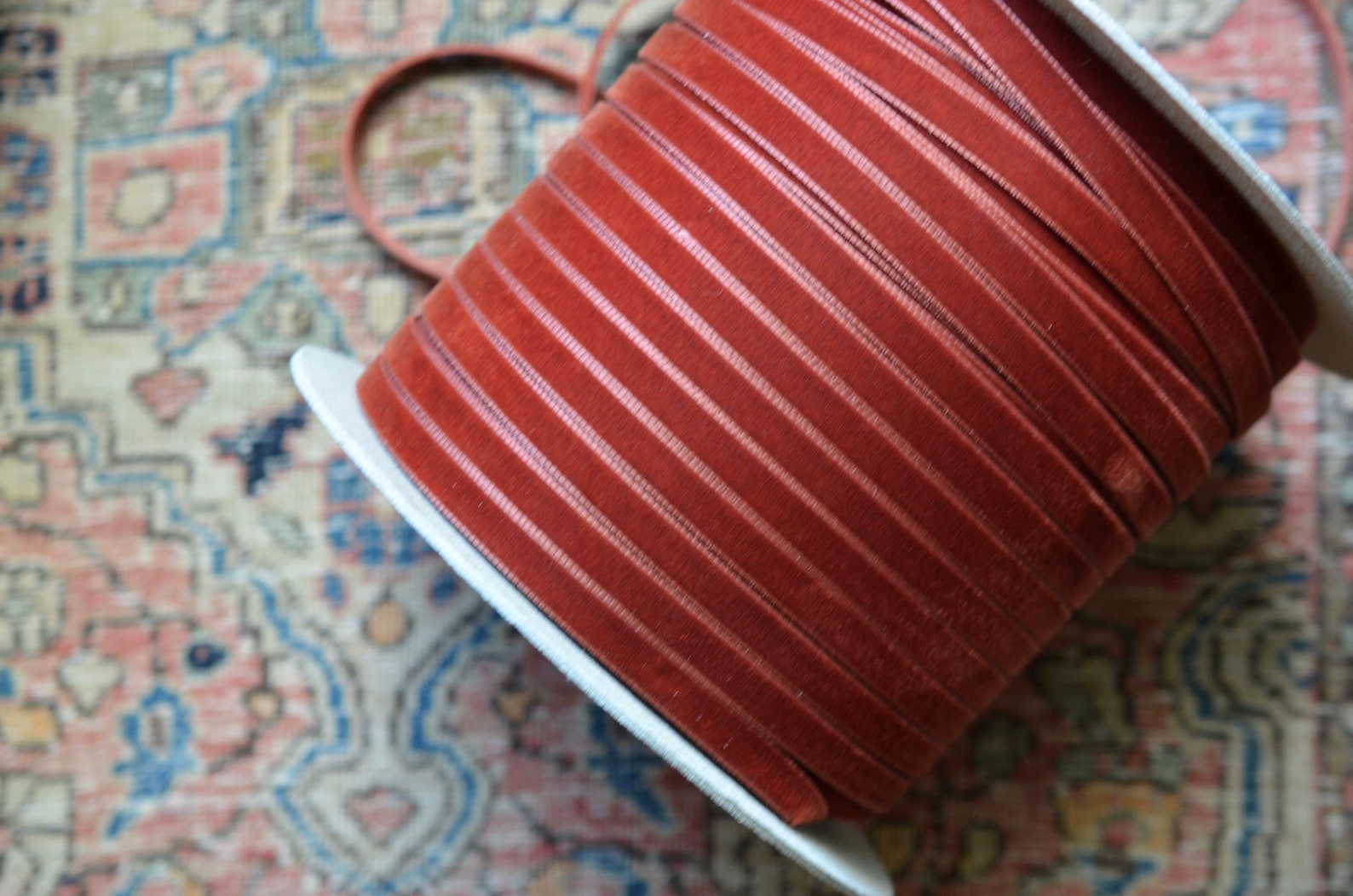 Burnt Ruby 3/8 Swiss Velvet Ribbon - Etsy