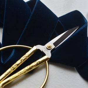 Midnight Indigo Double Sided Japanese Velvet - Etsy