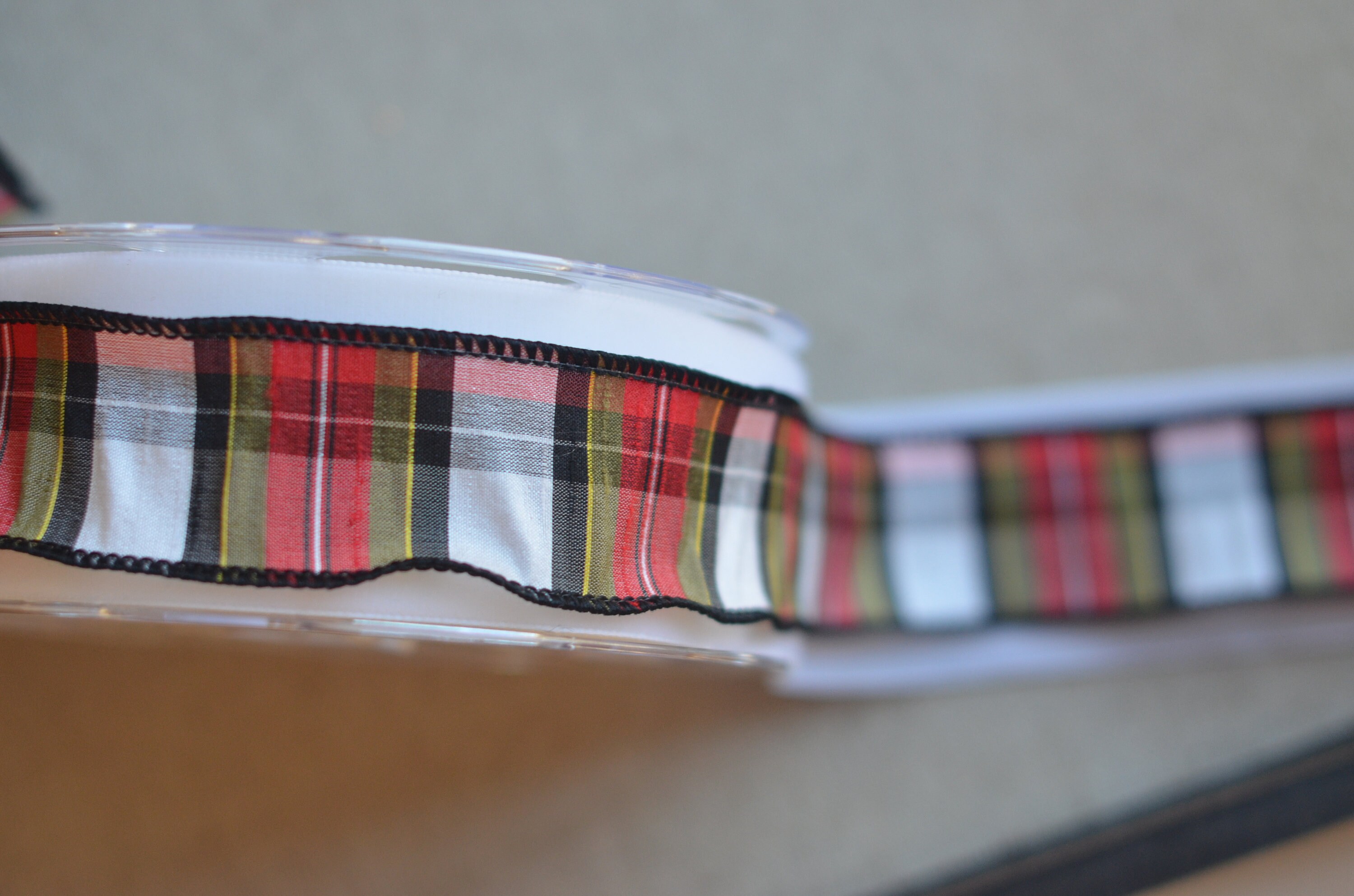 Tartan Plaid Wired Ribbon | Etsy
