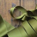 Olive Green Silk Satin Ribbon - Etsy