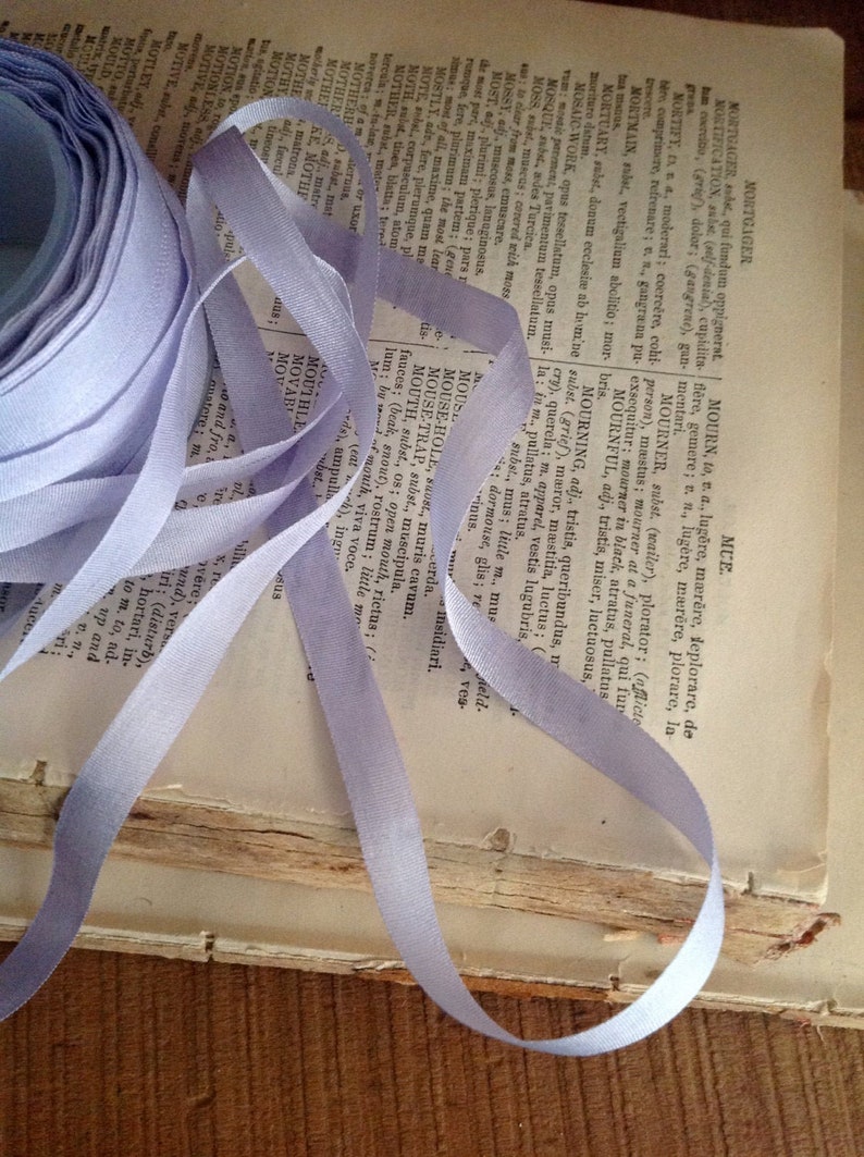 Light Lavender Small Silk Ribbon - Etsy
