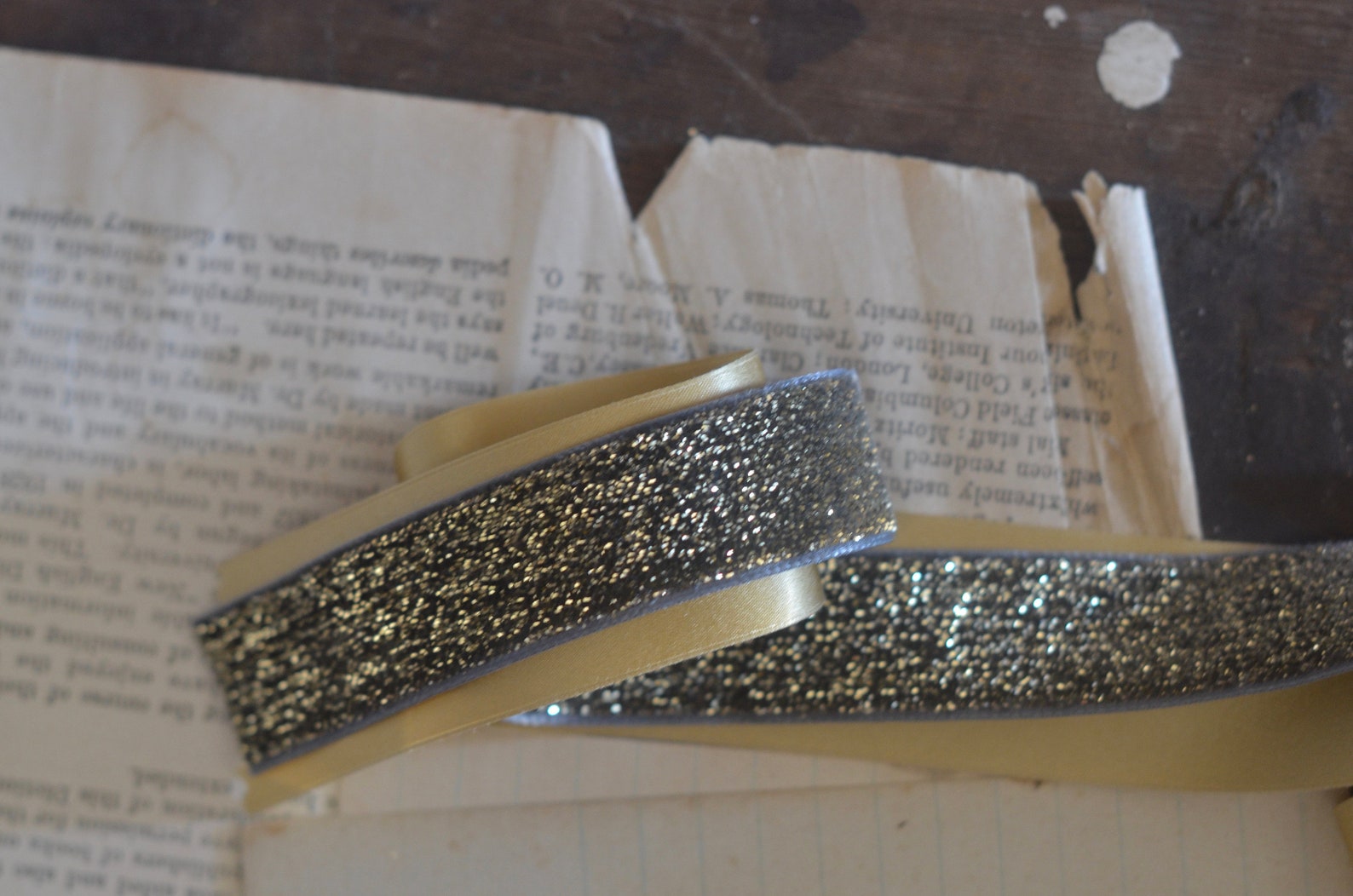 Tarnished Pewter Tinsel 7/8 Swiss Velvet Trim | Etsy