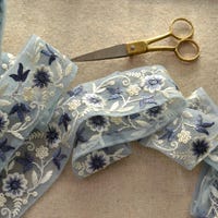 Embroidered Ribbon - Etsy