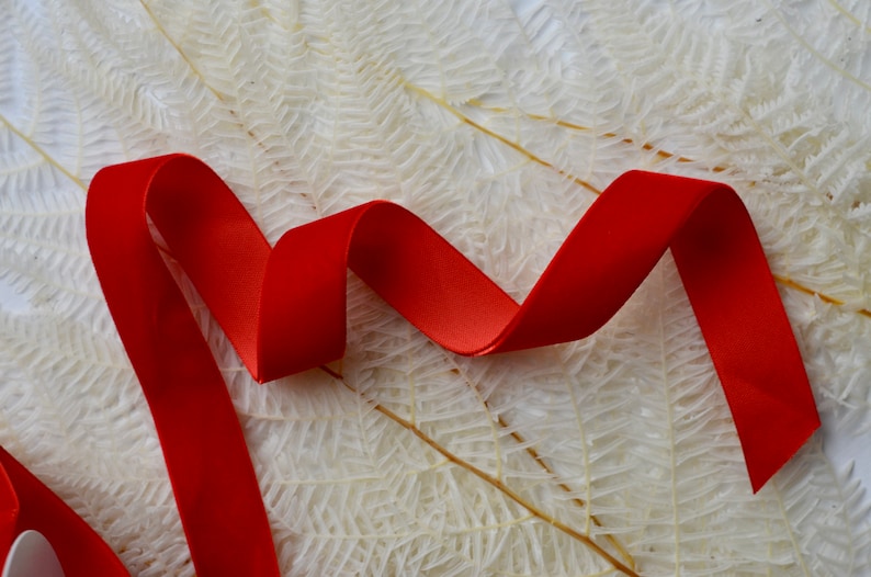 Red Japanese Velvet Ribbon - Etsy