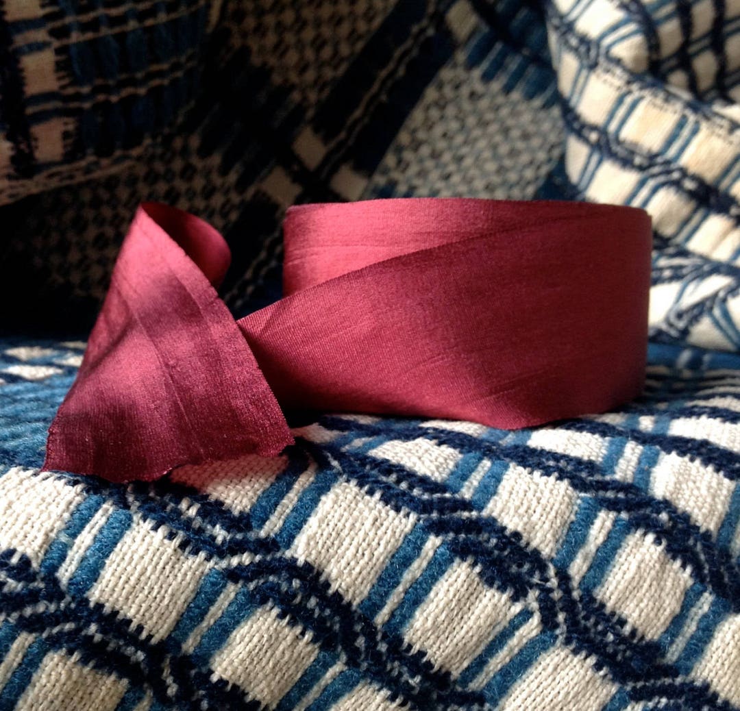 Red Burgundy Silk Ribbon - Etsy