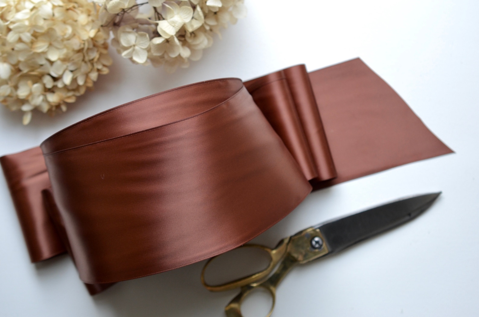 Friar Brown 4" Satin Ribbon - Etsy
