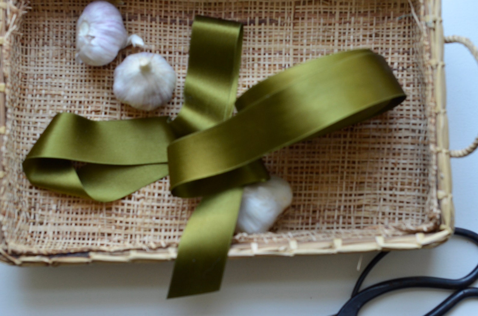 Olive Green Silk Satin Ribbon | Etsy