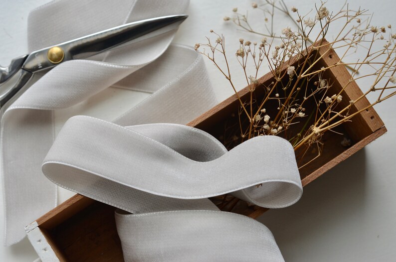 Bleached Bone Grey Double Sided Japanese 1 1/2 Velvet - Etsy