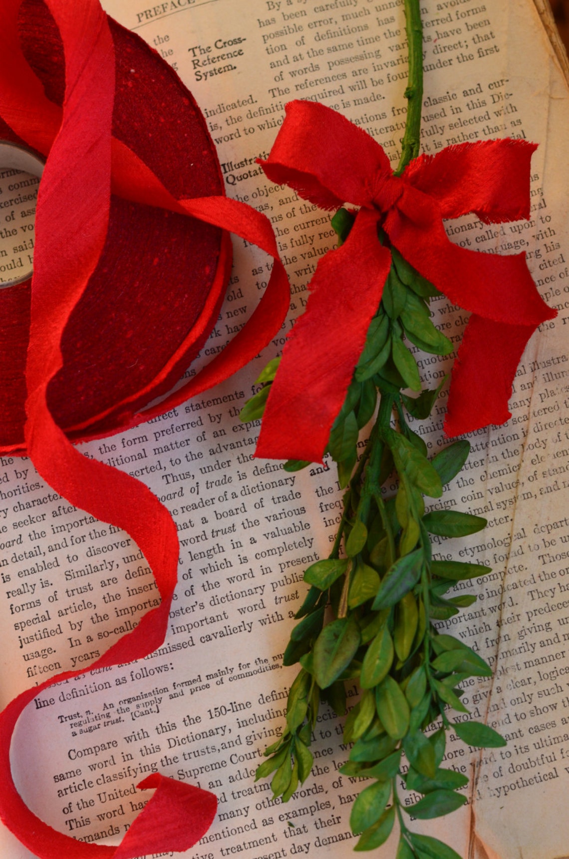 Bright Red Poppy Dupioni Silk Ribbon - Etsy