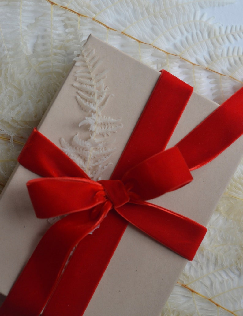 Red Japanese Velvet Ribbon - Etsy