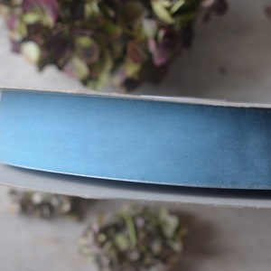 Forget-me-not Blue 1 1/2" Swiss Velvet Ribbon - Etsy Canada