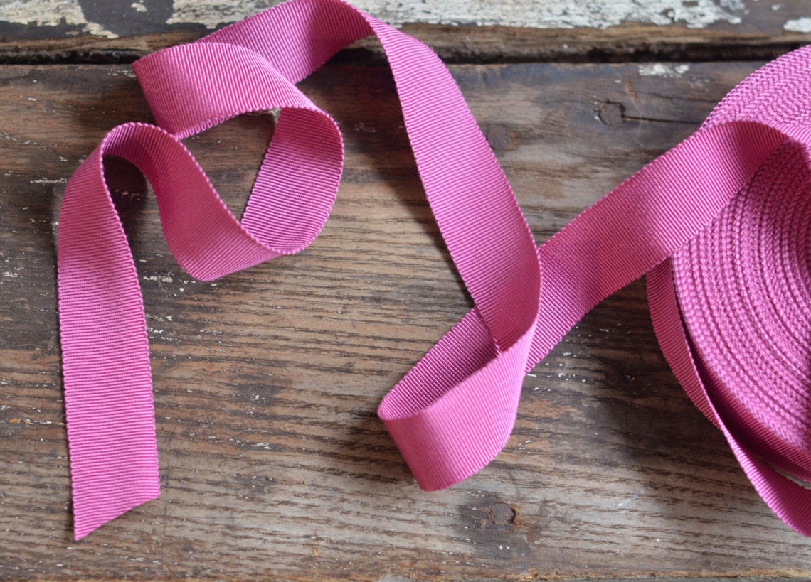 Raspberry Pink Grosgrain Ribbon - Etsy