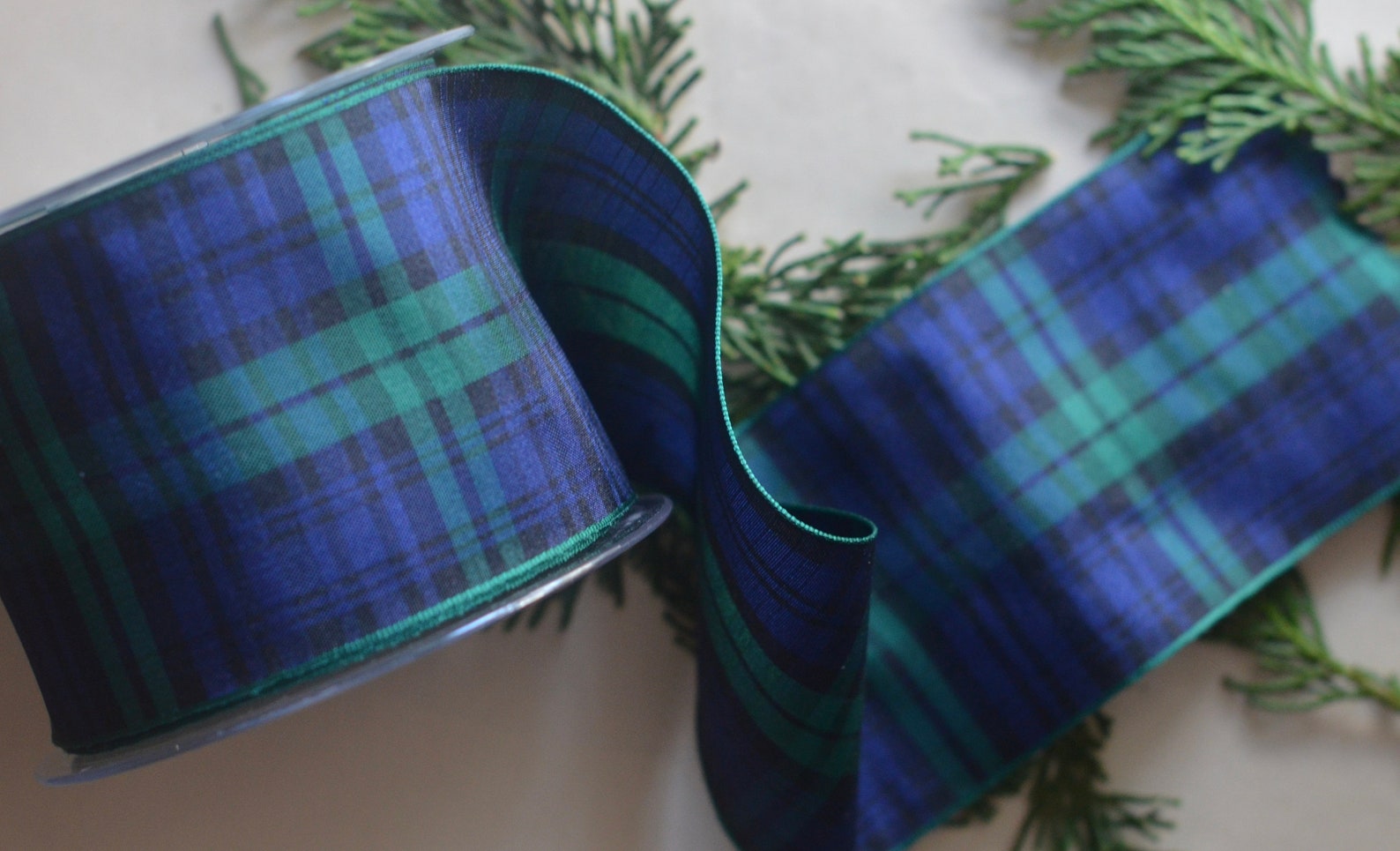27 Yard Roll of Edinburgh Black Watch Plaid 2 3/4" Wide Ribbon - Etsy