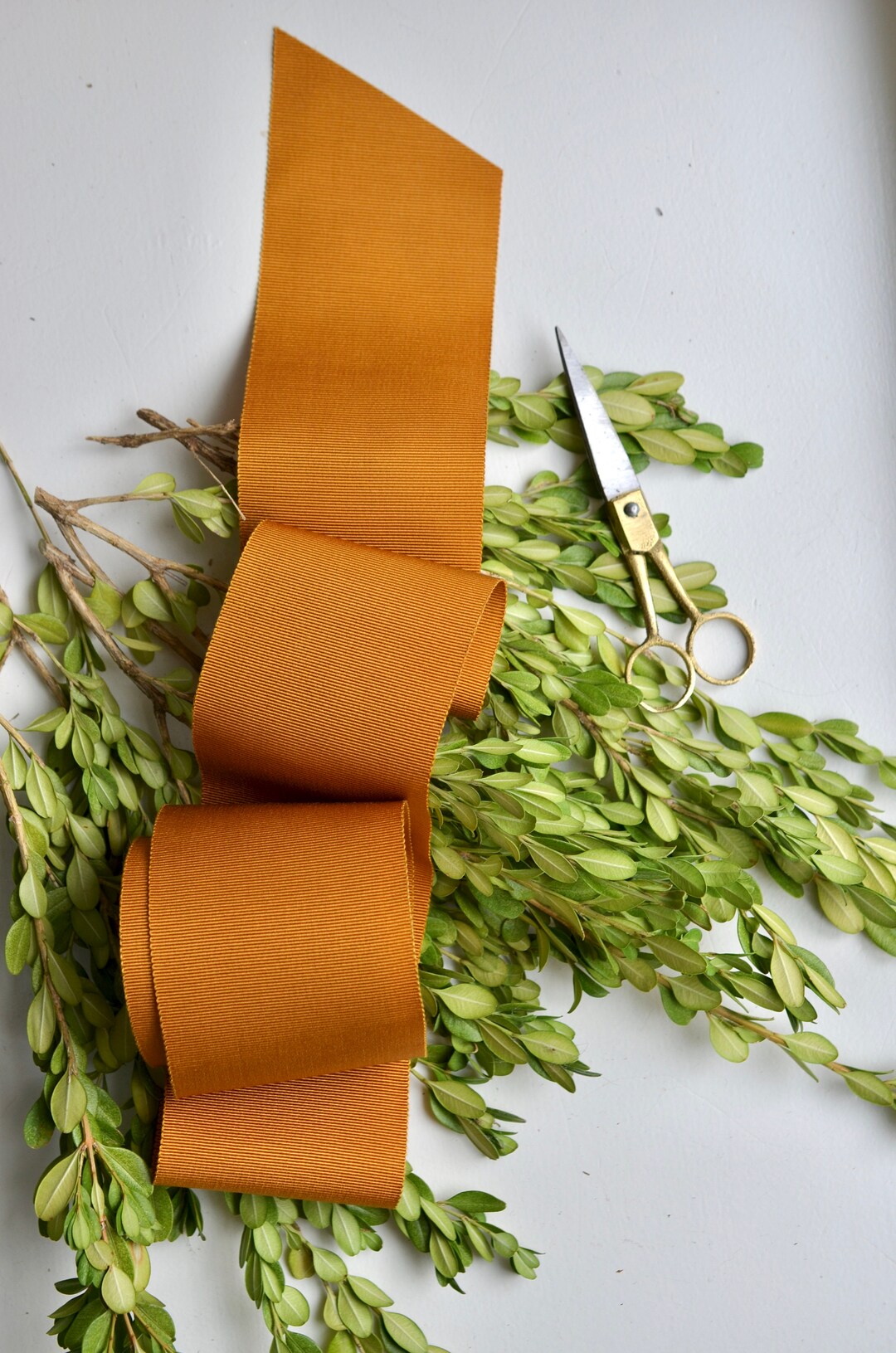 Butterscotch 3" Wide Washed Petersham Ribbon - Etsy