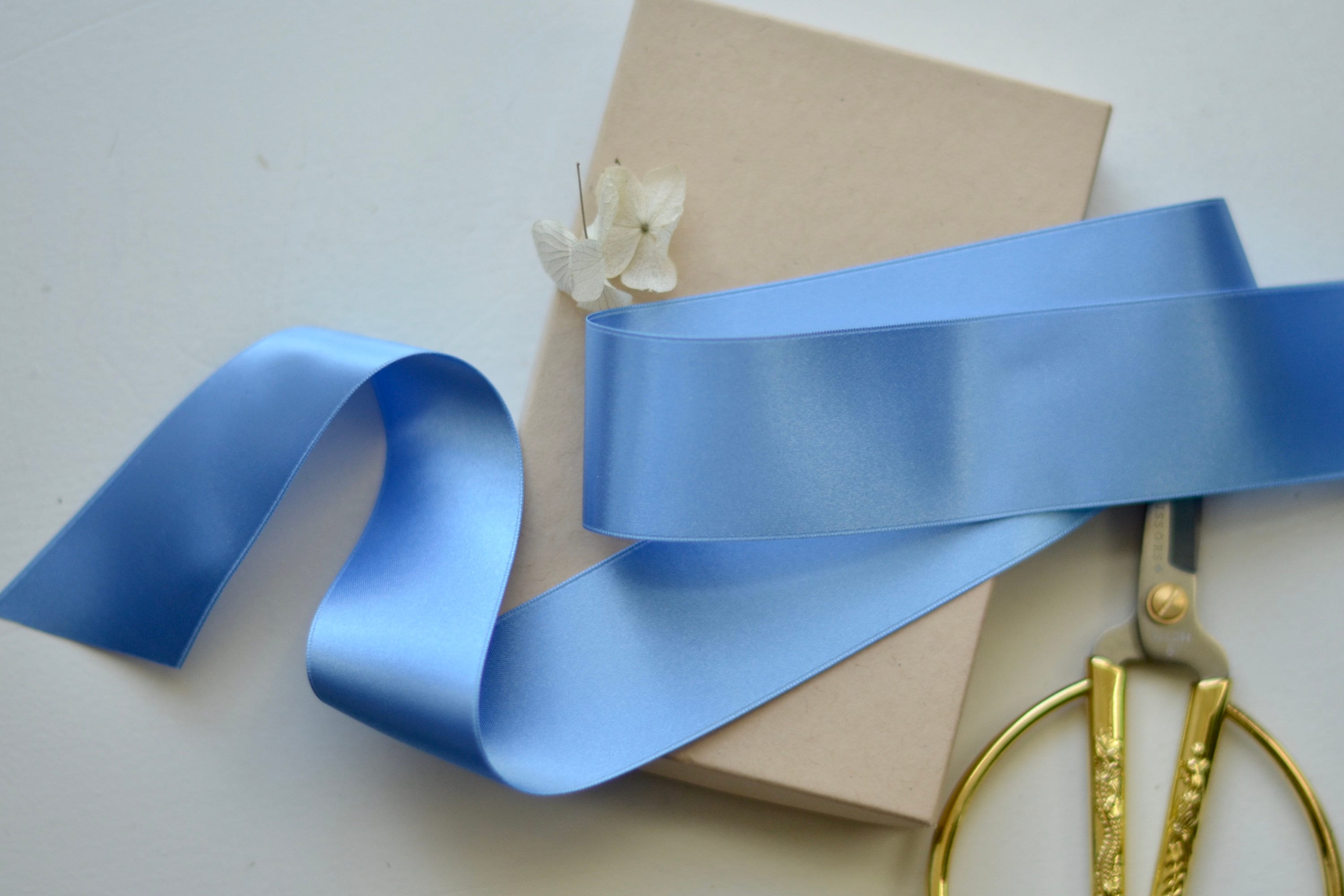 Periwinkle blue 1 1/2 penta satin ribbon | Etsy