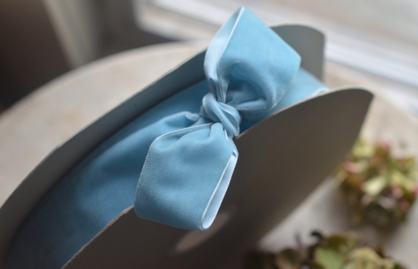 Forget-me-not Blue 2 Swiss Velvet Ribbon - Etsy