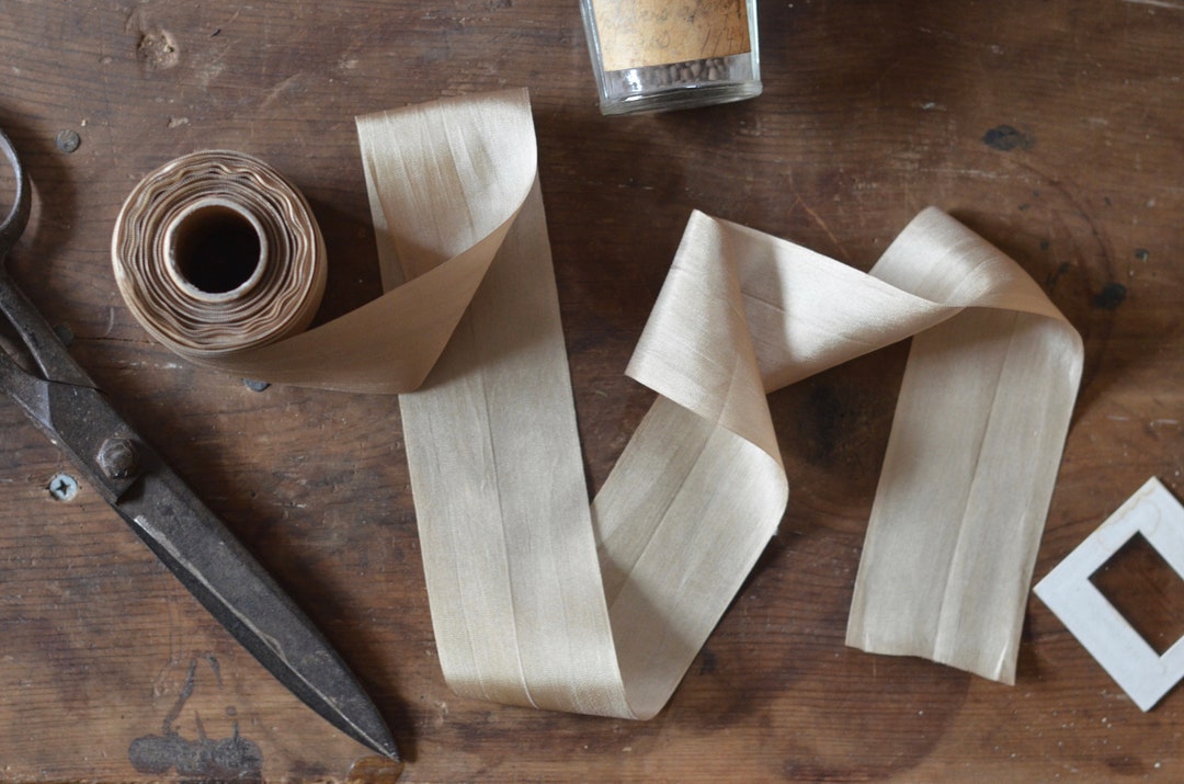 Taupe 2" Wide Silk Ribbon - Etsy