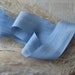 Dusty Blue 2 Wide Silk Ribbon - Etsy