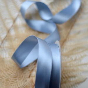 Misty Blues Silk Satin 1" Wide Ribbon - Etsy