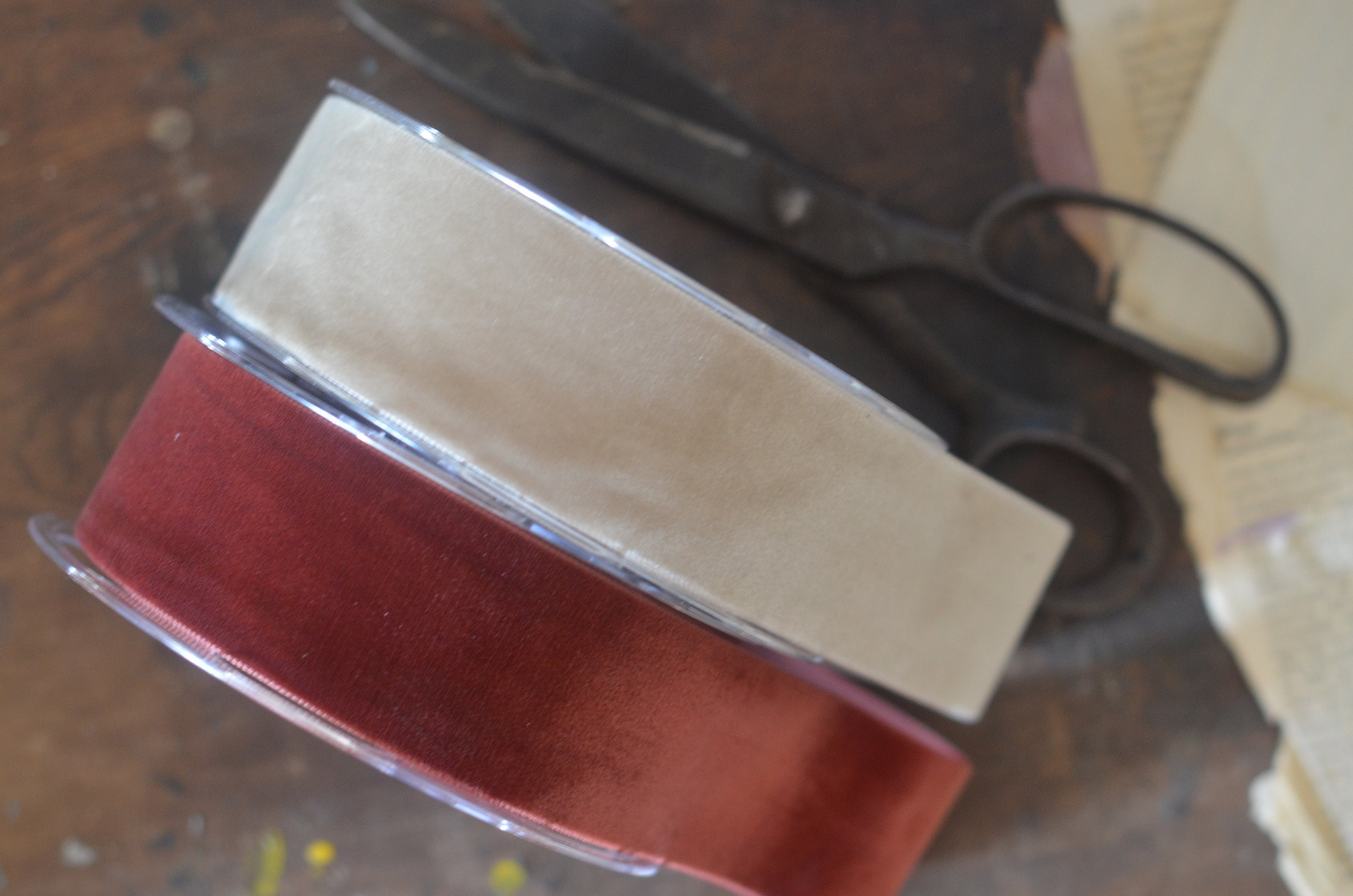 Burnt Ruby Red 2 Wide Swiss Velvet Ribbon | Etsy