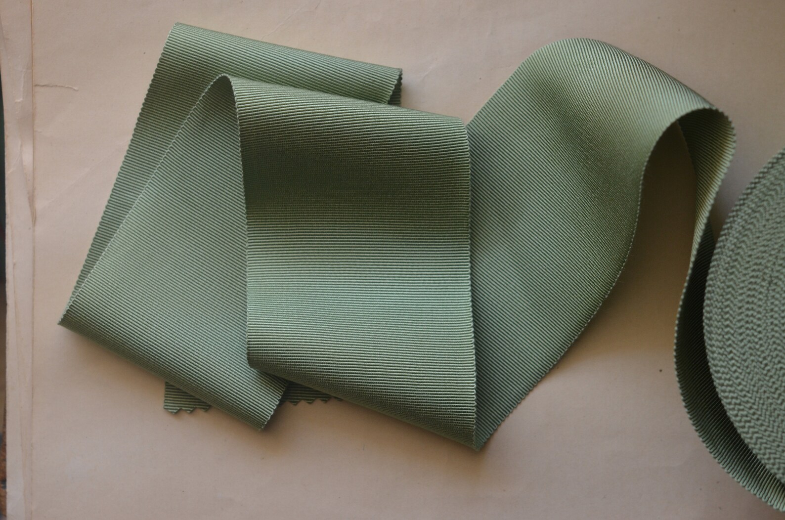 Mineral Green 3" Wide Petersham Ribbon - Etsy