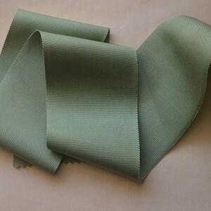 Mineral Green 3" Wide Petersham Ribbon - Etsy