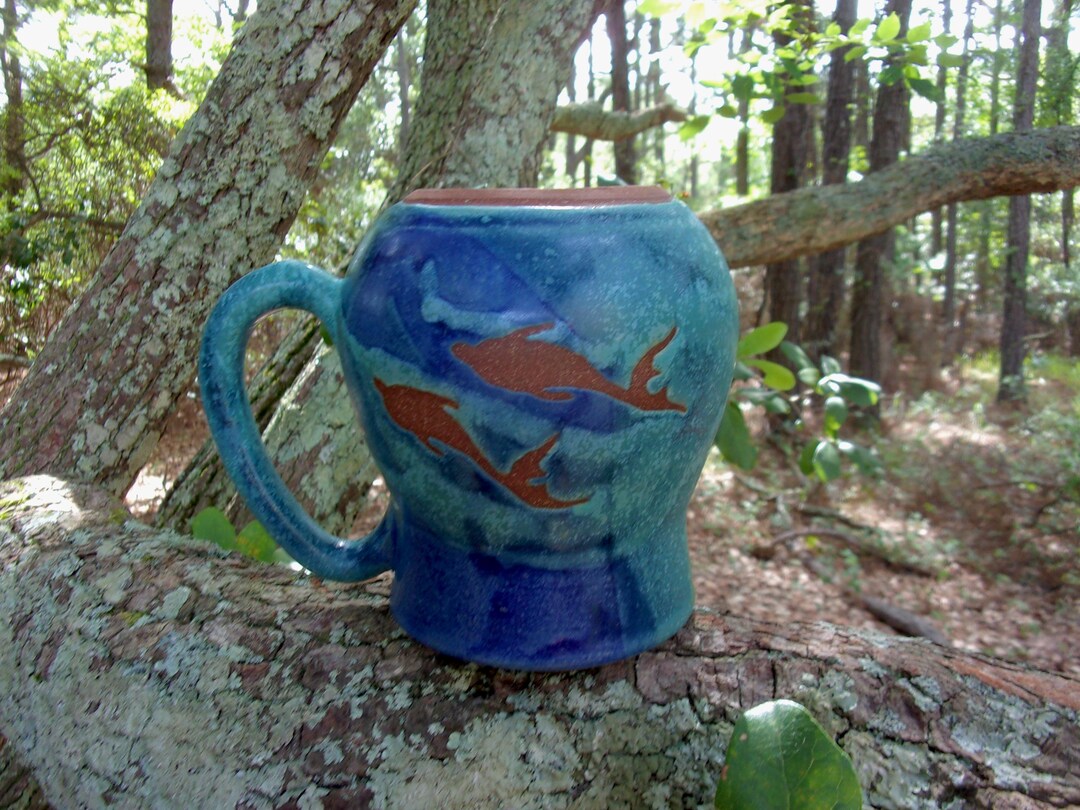 OBX Dolphins Play Across This Obx Coffee Mug - Etsy