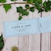 Pretty Pastel Ticket Style Wedding Invitations With Perforated Tear off ...