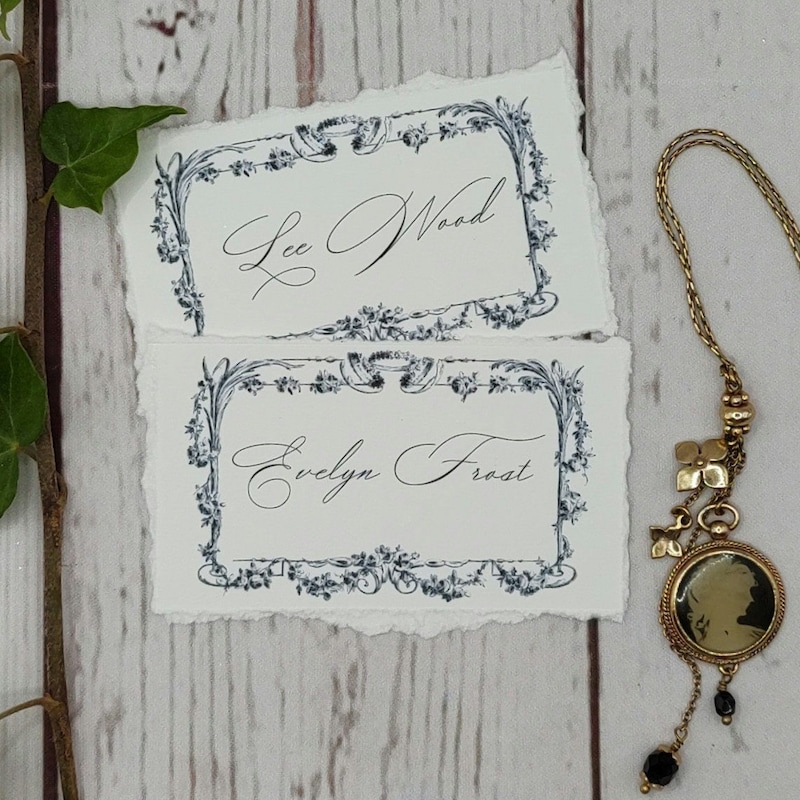 Vintage Place Cards - Etsy