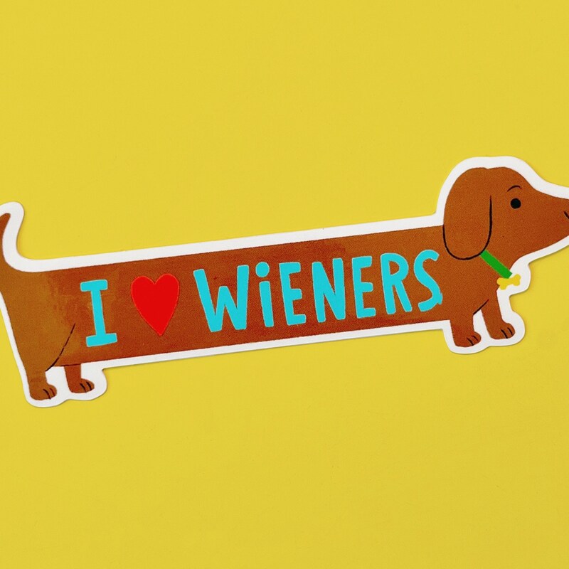 Dachshund Sticker - Etsy