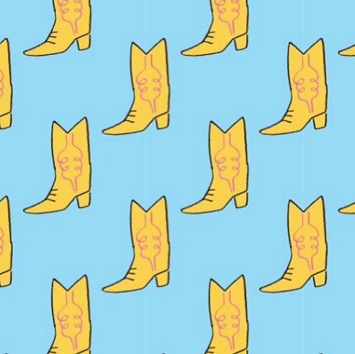 Cowboy Boots Notecard Set 10 Blank Notecards With Envelopes | Etsy