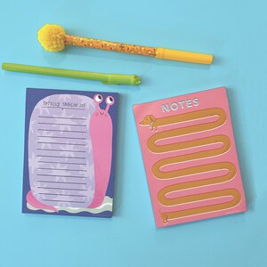 Totally Snailin' It Notepad | Snail Notepad | Snail Stationery - Etsy