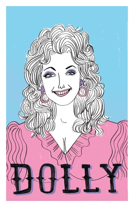 Dolly Parton 11x17 Poster Print | Etsy