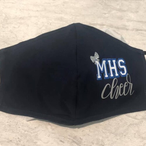 Cheer Coach Reusable Face Mask black | Etsy